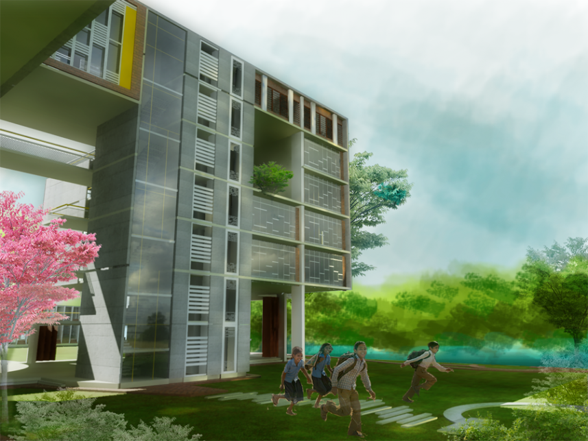 Vertical School : Reimagining Learning Space | BUET