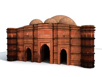 Ghorar mosque at Barobazar, Jhenaida